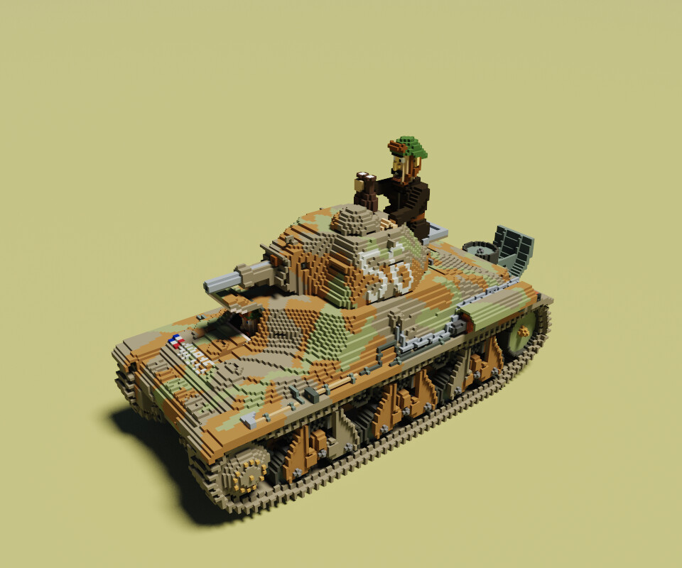 ArtStation - Hotchkiss H39