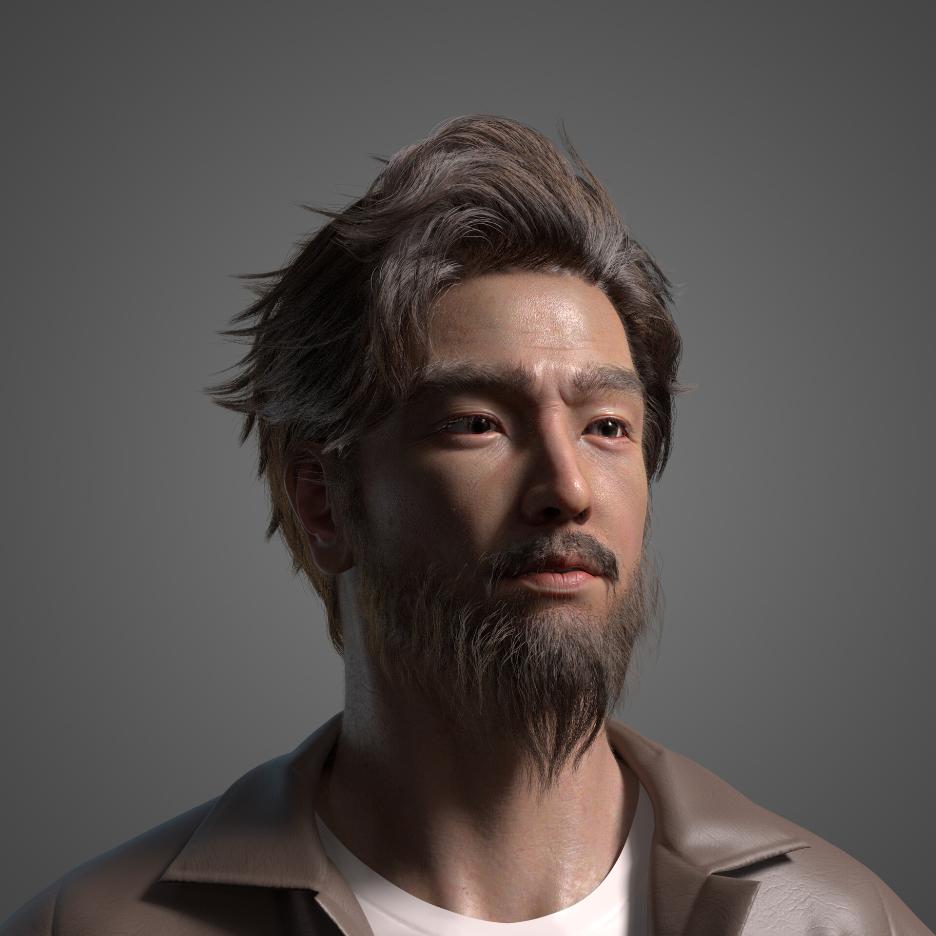 ArtStation - Man_Head_WIP_02