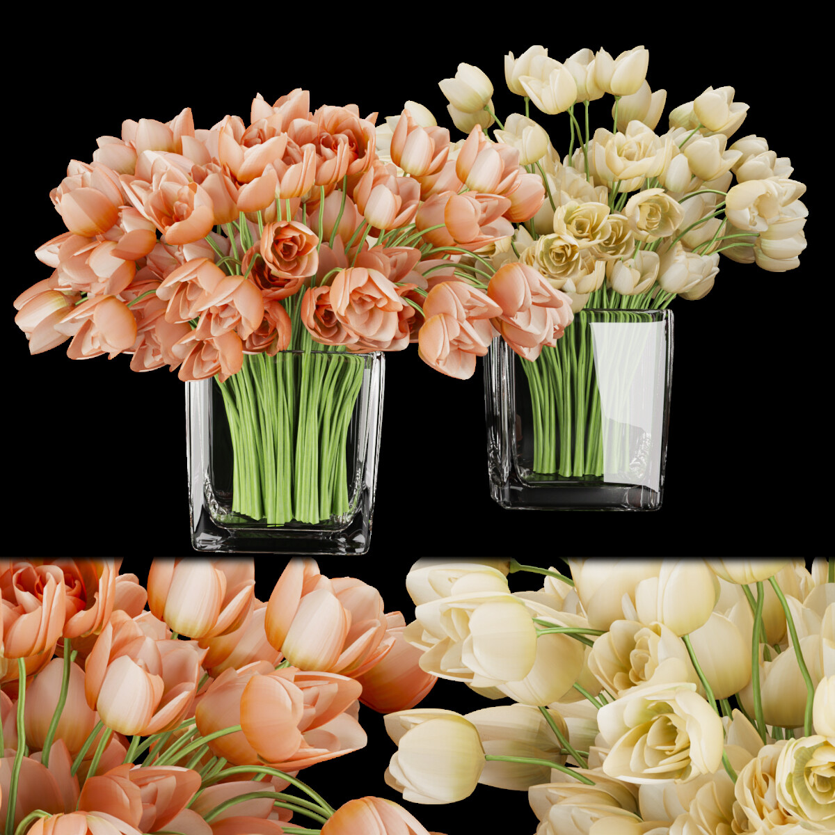 ArtStation - Collection plant vol 114 - rose - flower - leaf - blender ...