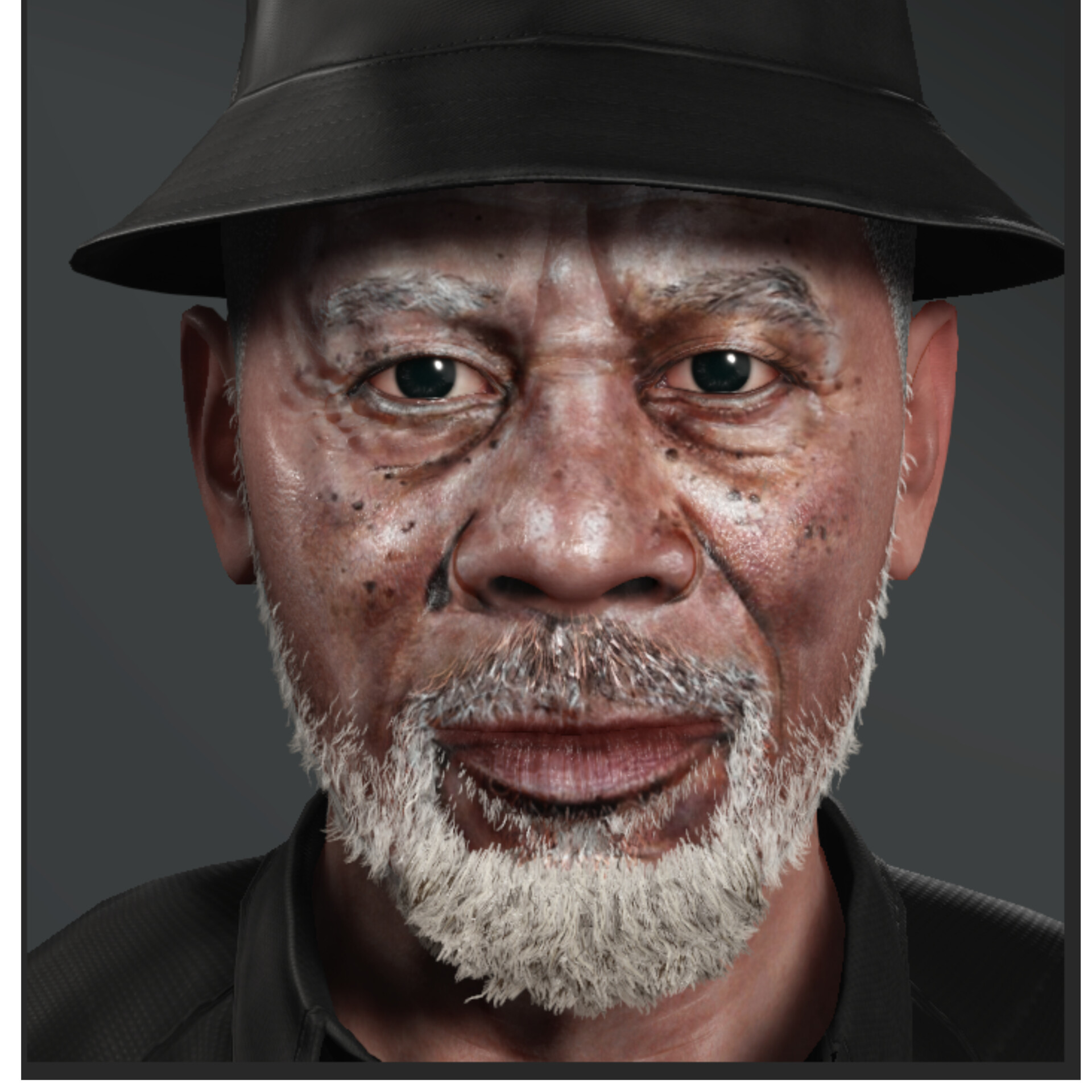 ArtStation - Morgan Freeman 3D Character
