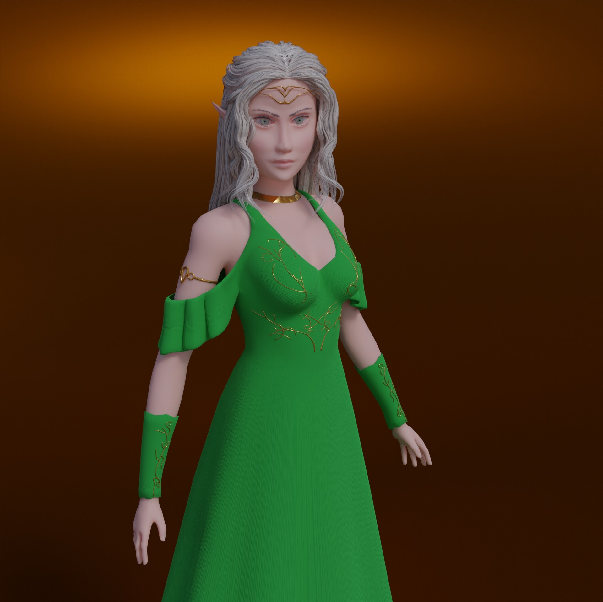 ArtStation - Stylized Elf Wizard