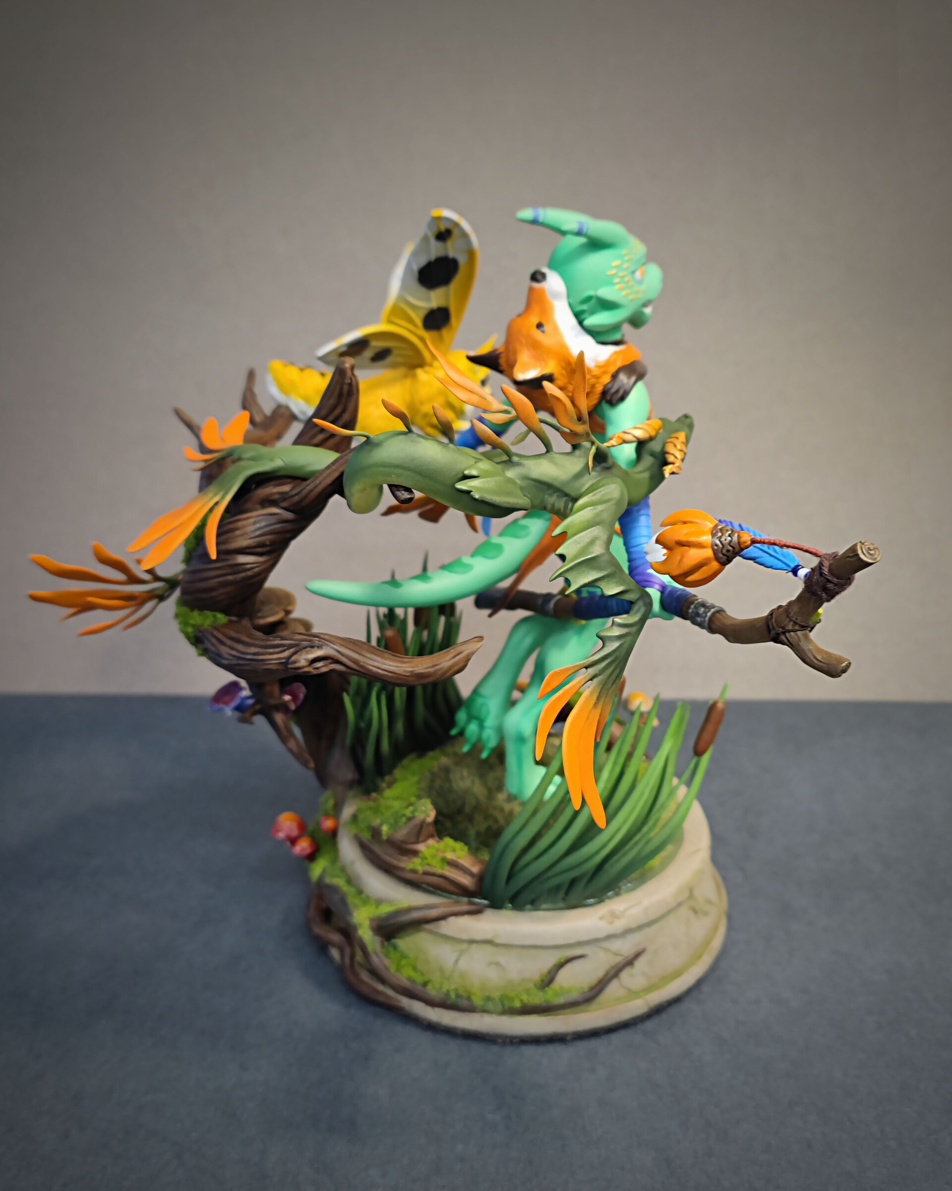 Evgeniia Gribko - Will-o'-the-wisp/ printed and painted figure