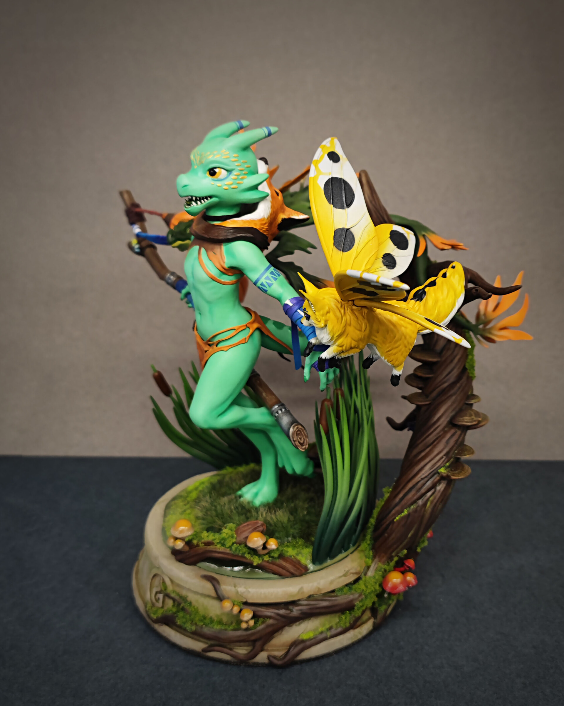 Evgeniia Gribko - Will-o'-the-wisp/ printed and painted figure