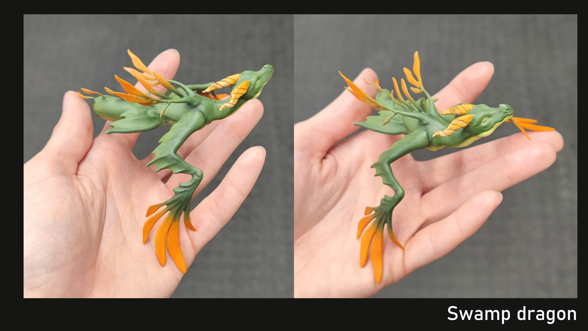 Evgeniia Gribko - Will-o'-the-wisp/ printed and painted figure