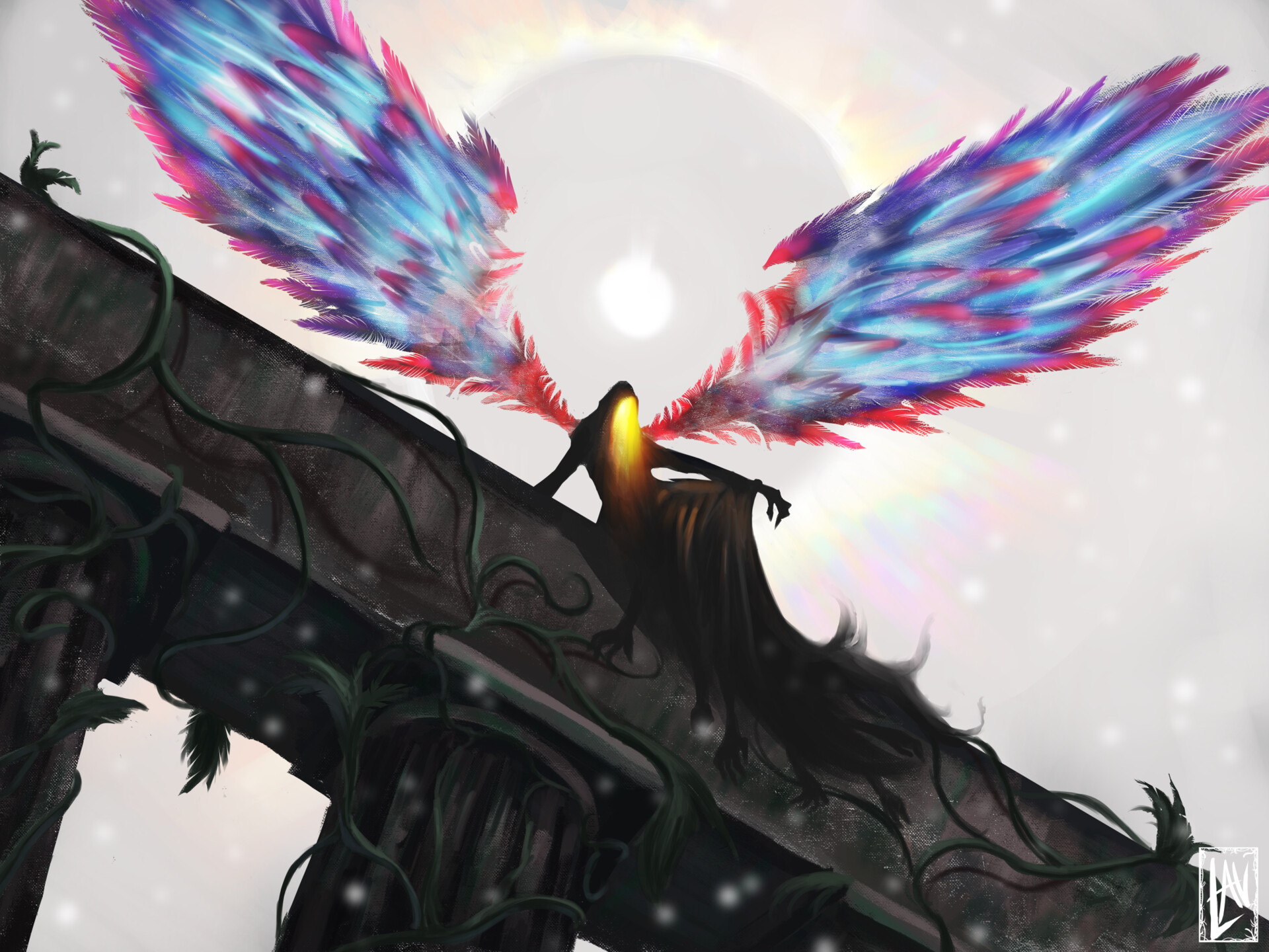 ArtStation - Cassiel, Angel of Saturn