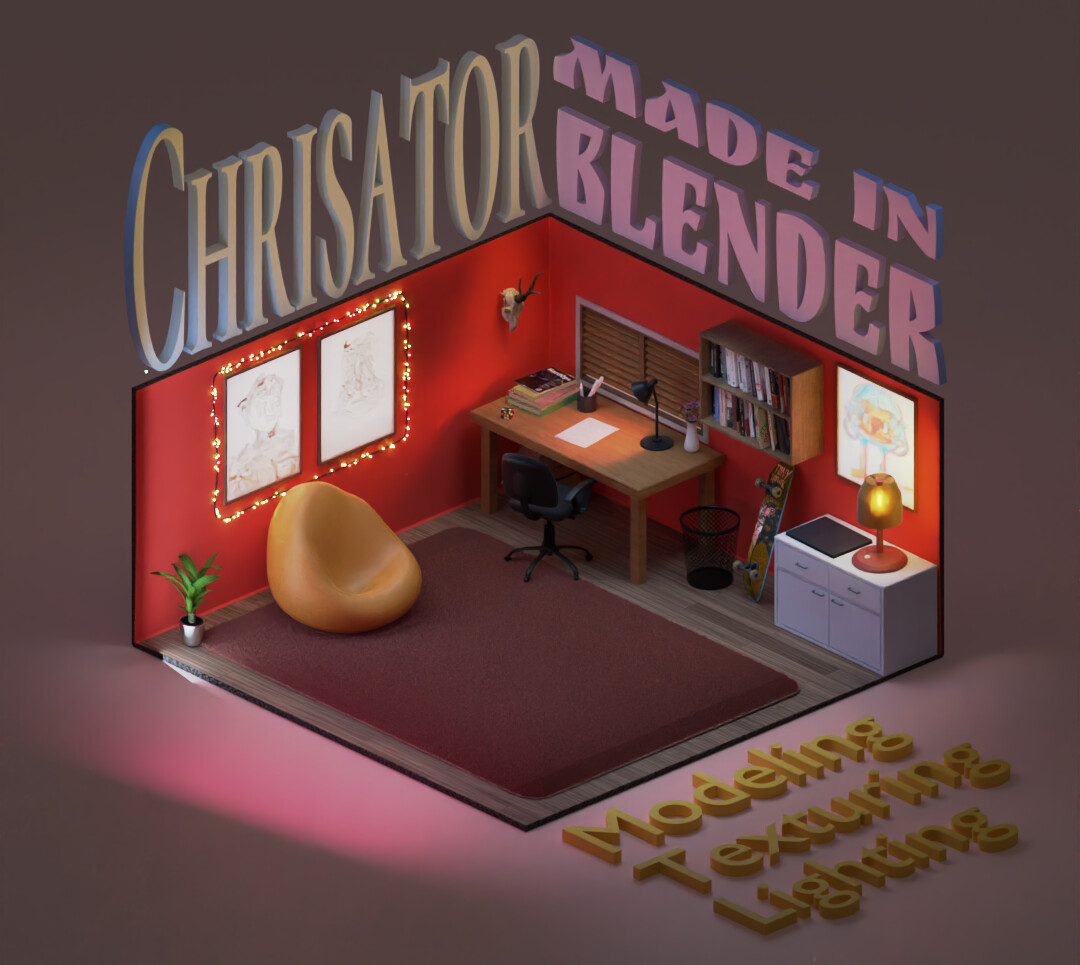 ArtStation - Cube room