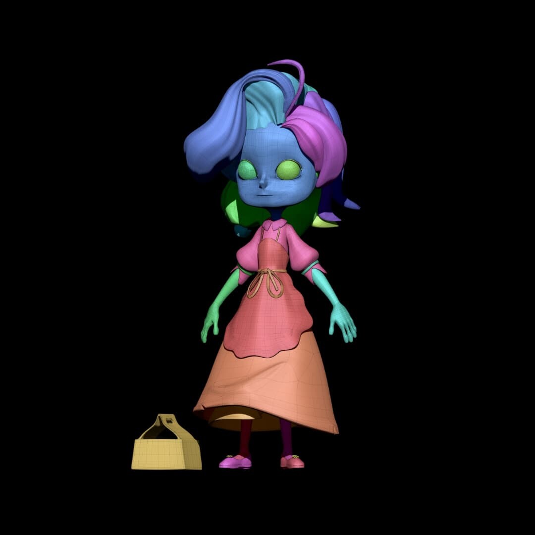 ArtStation - 3d modal girl