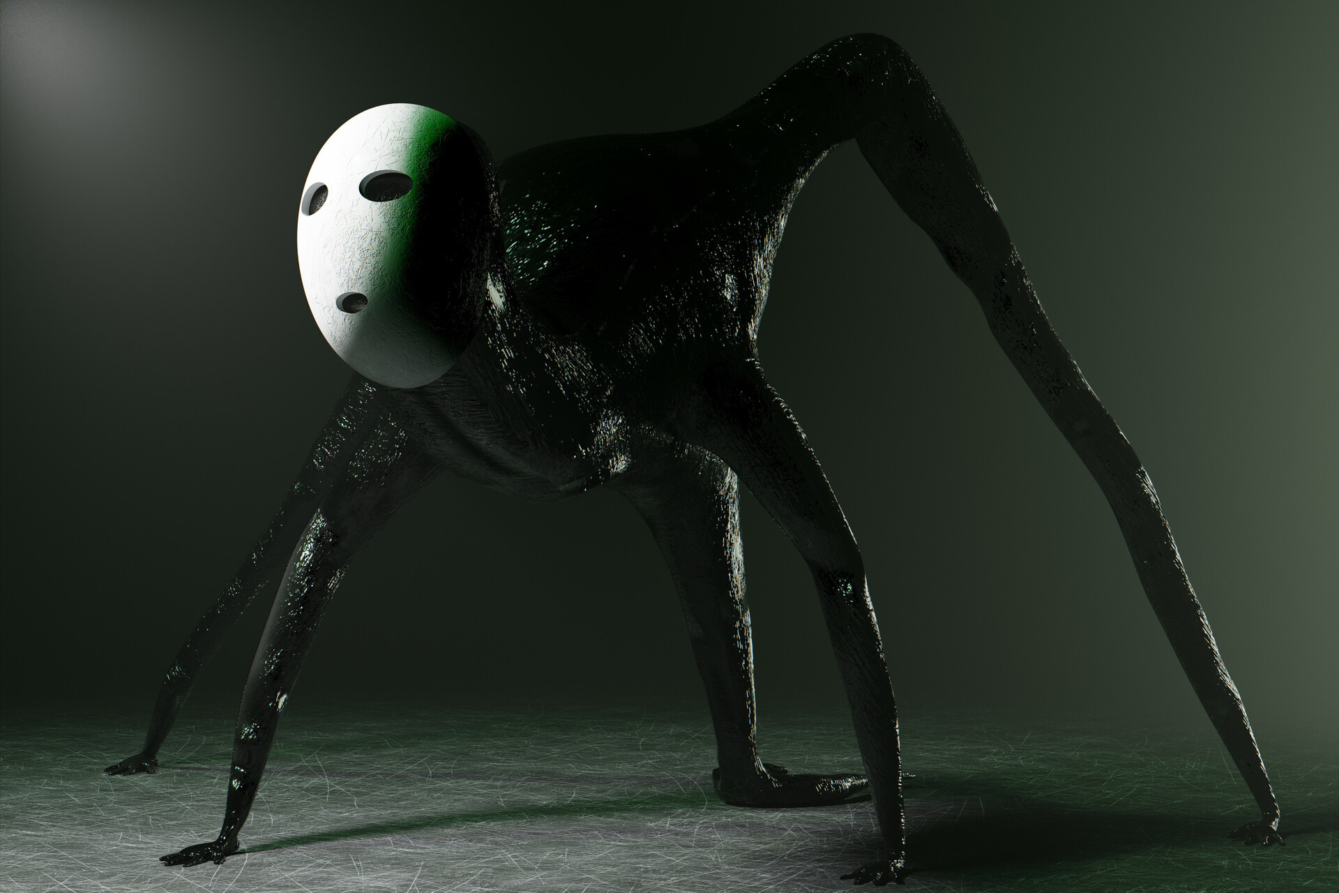 ArtStation - Animated Monster (Kaonashi - No Face)