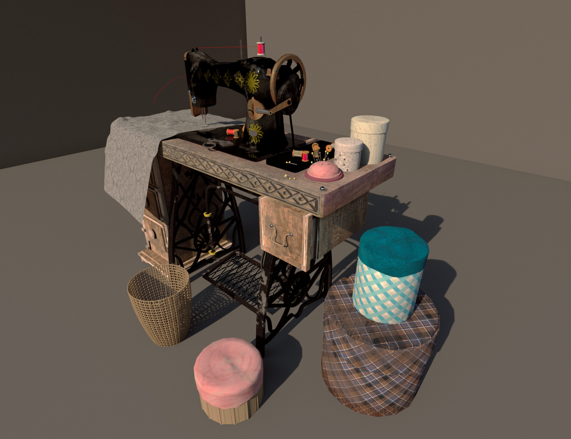 ArtStation - sewing machine