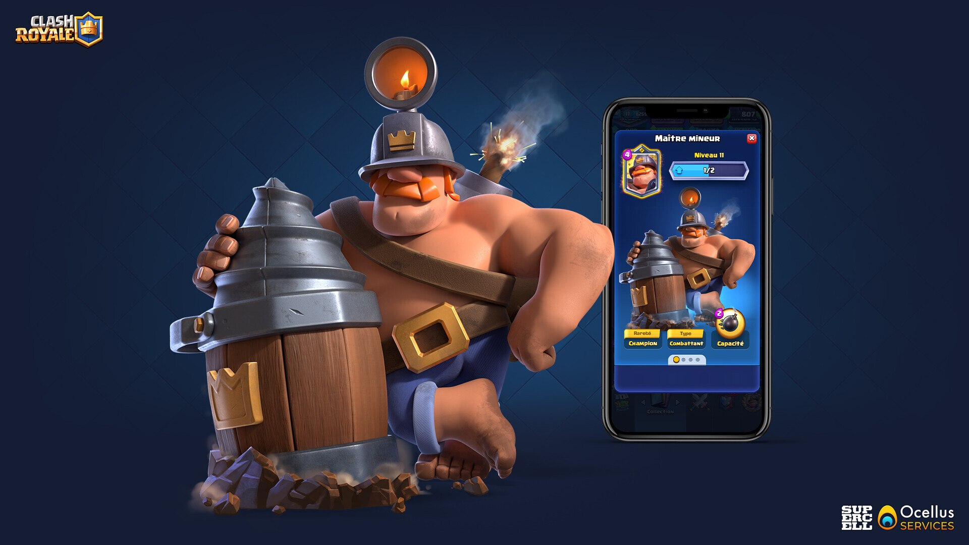 Mykhail Klymenko - Clash Royale - Mighty Miner