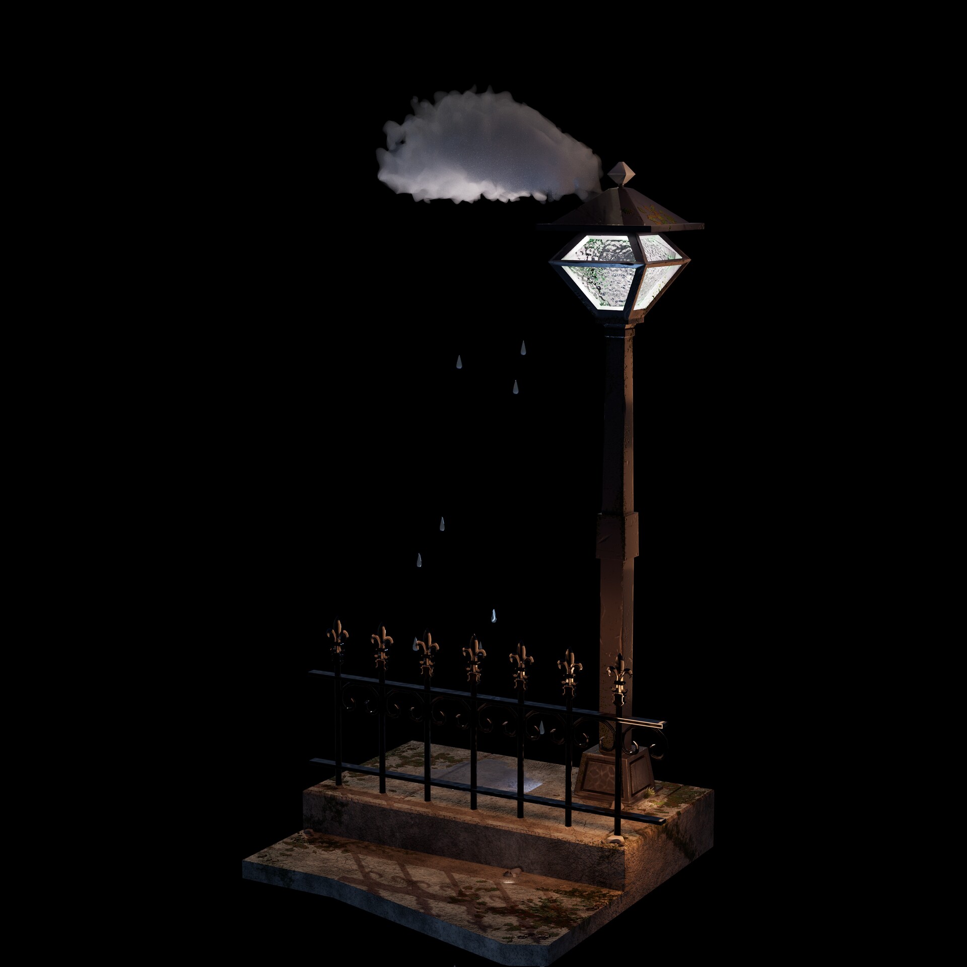 ArtStation - Lamp post