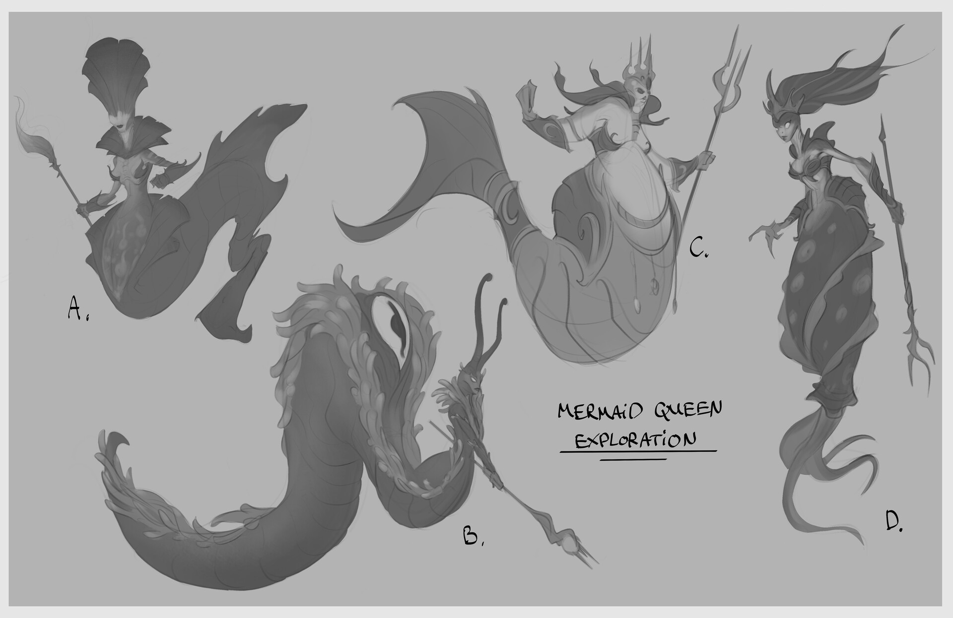 ArtStation - Mermay thumbnail exercise