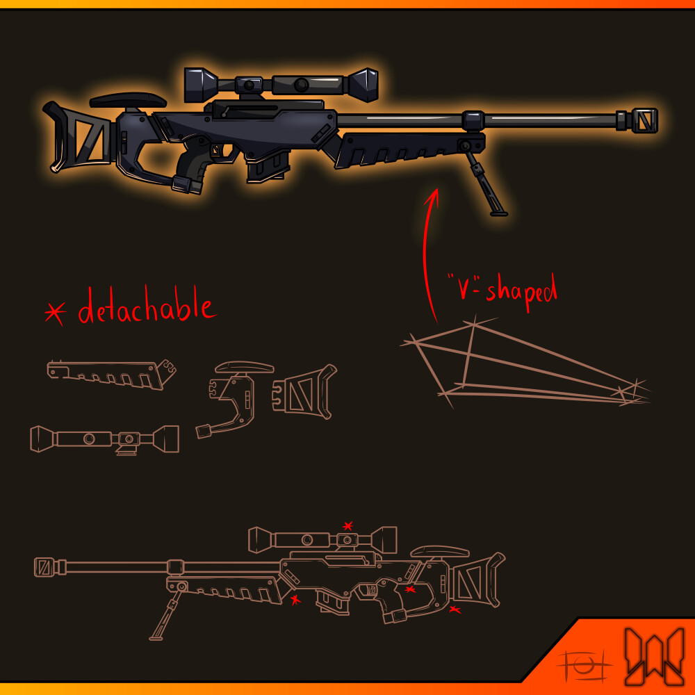 ArtStation - WiA (War in Arms) Concept Art - AWP