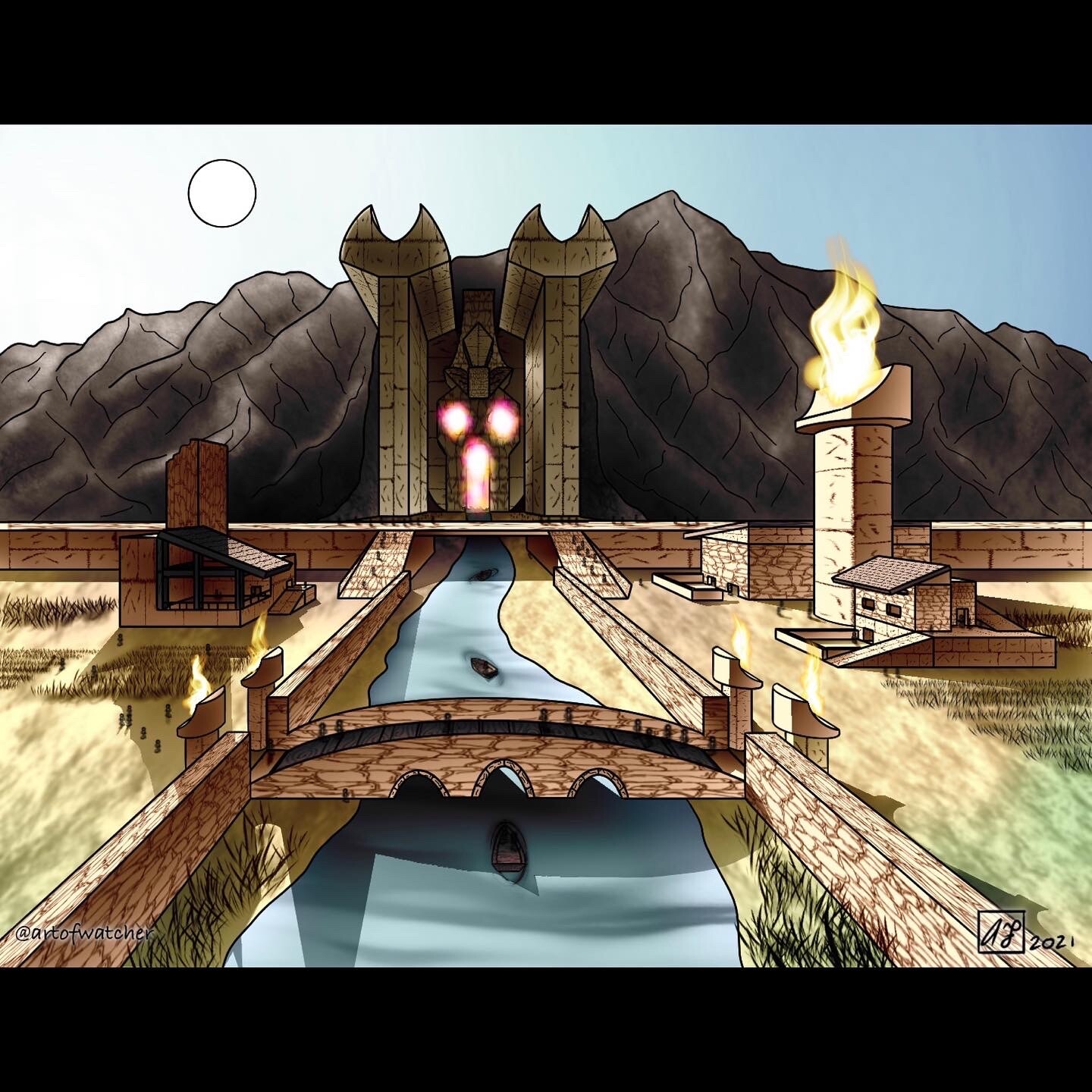 ArtStation - Temple of Karad-Bamet