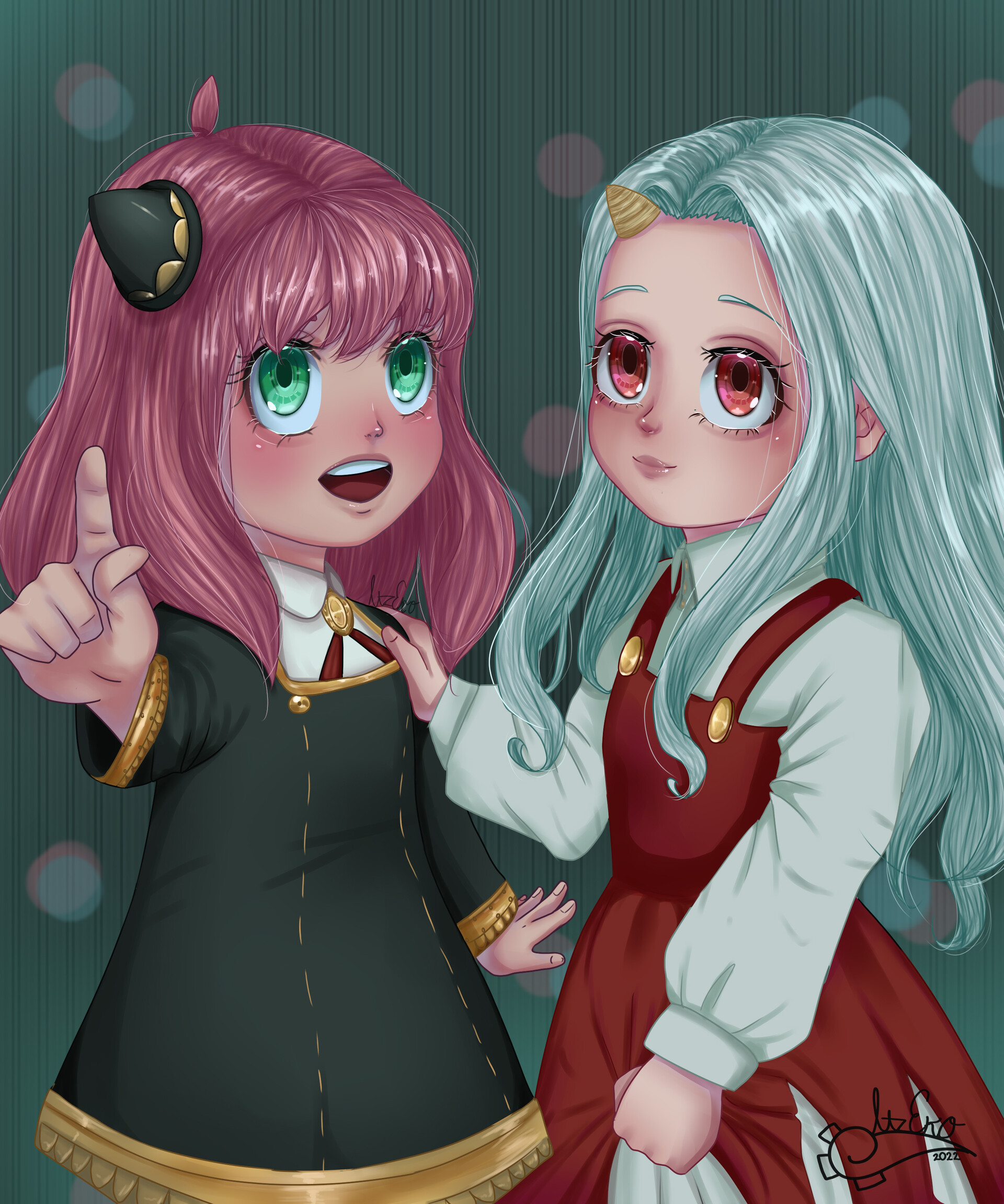 ArtStation - Anya Forfer and Eri bnha Fanart