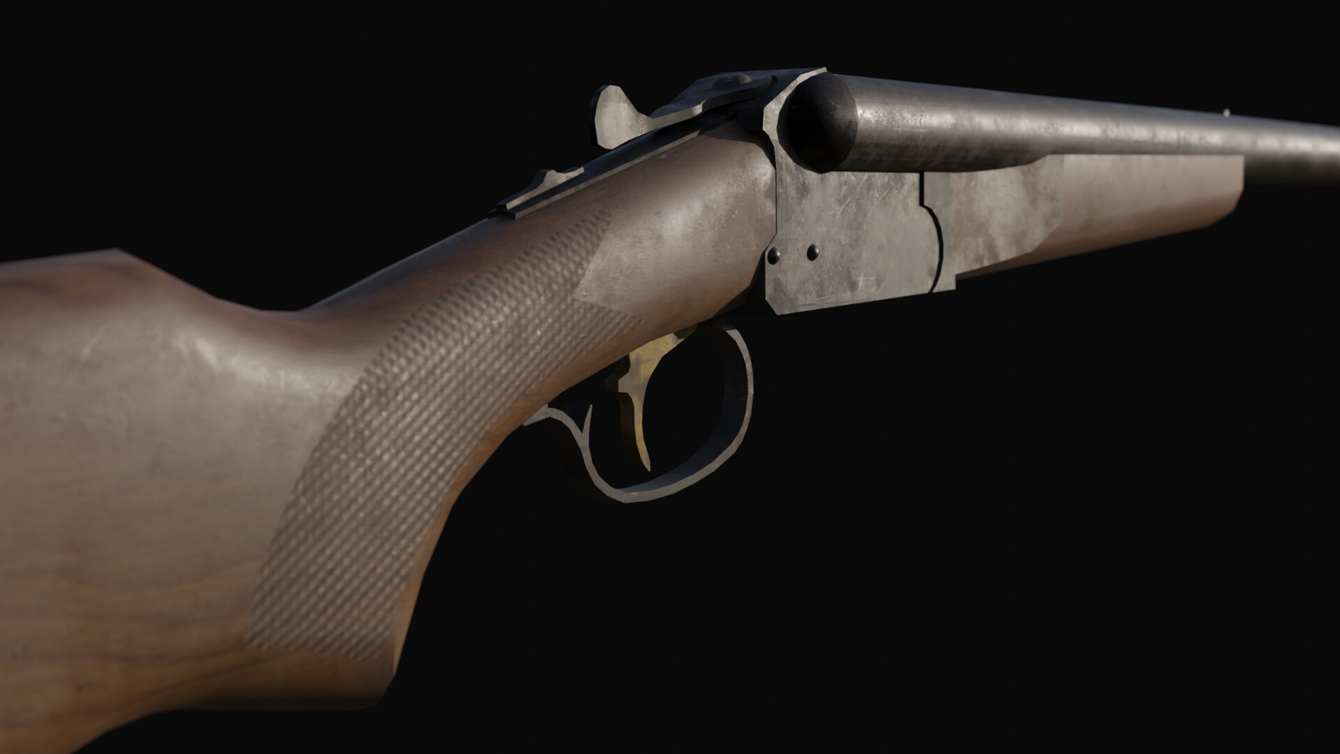 ArtStation - Double Barrel Shotgun