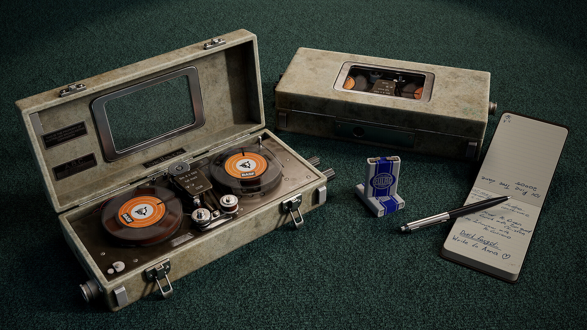 Kaino university - Stellavox SM4 portable tape recorder