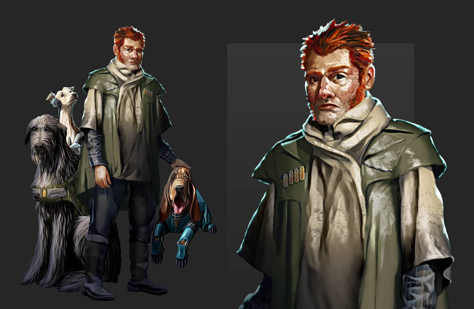 ArtStation - The Handler - Character Concept Art