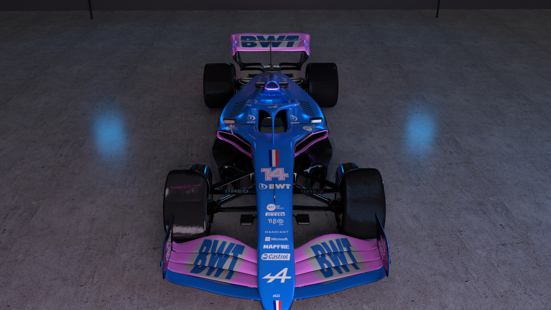 ArtStation - ALPINE F1 2022 A522