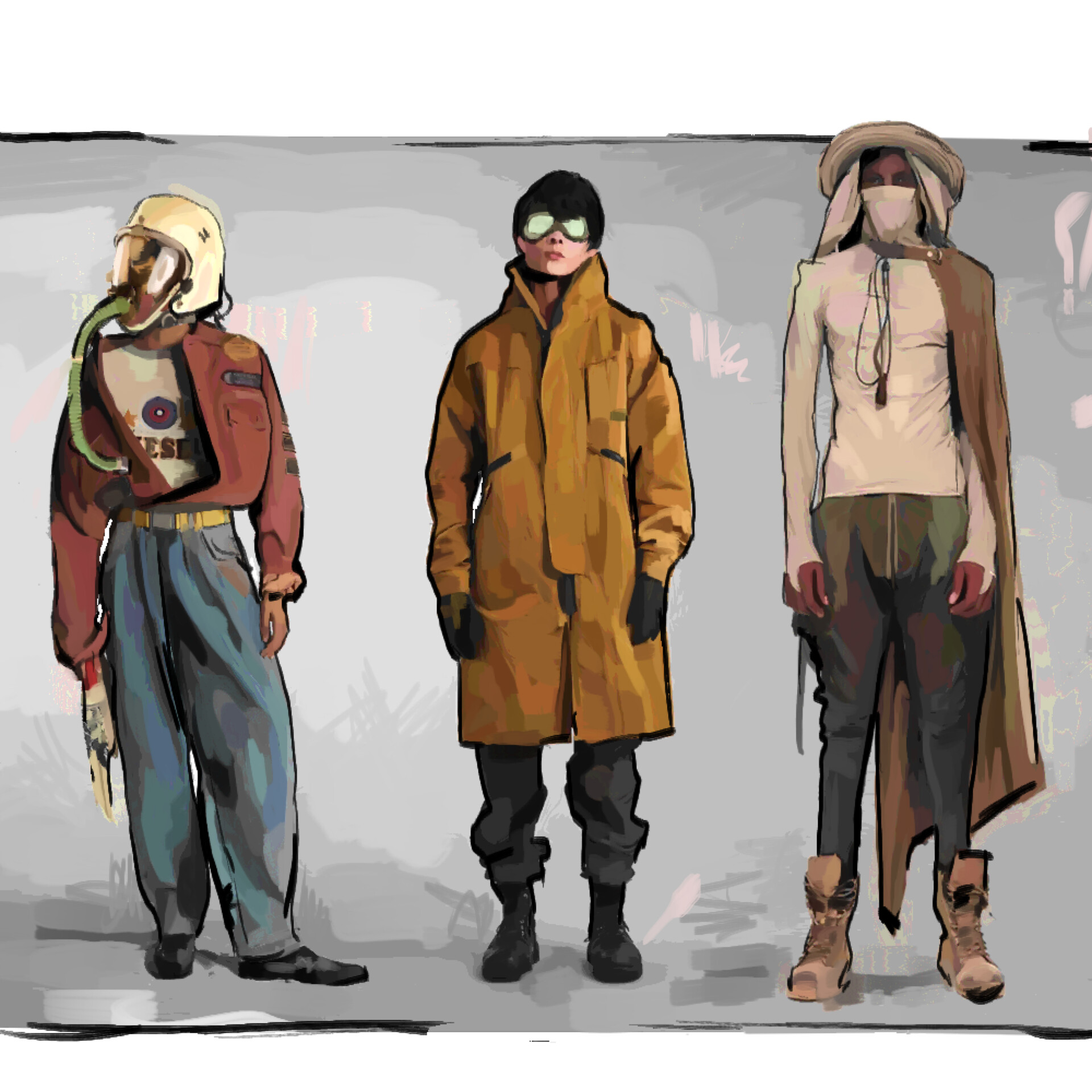 ArtStation - dystopian fashion show