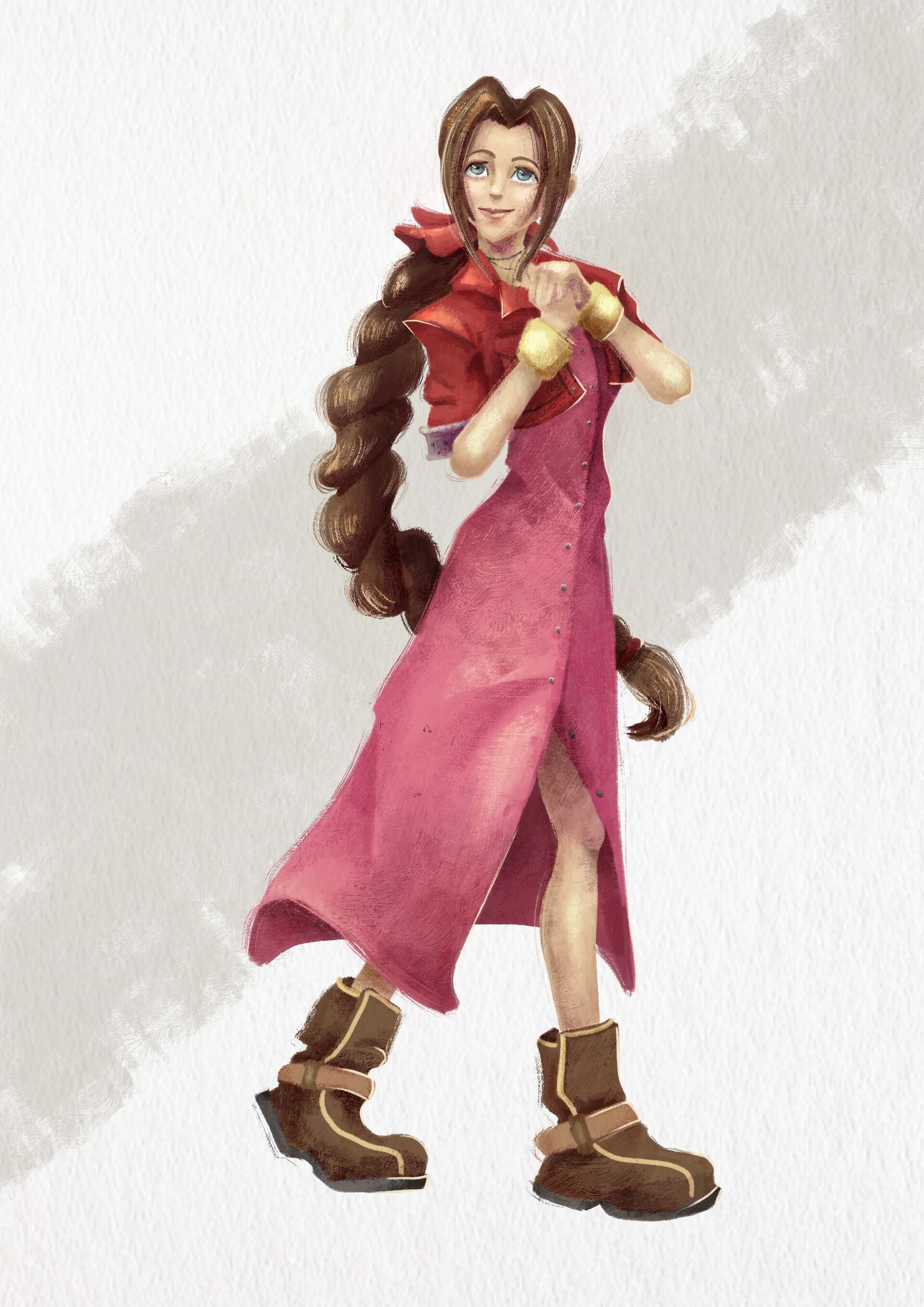 ArtStation - Aerith fanart