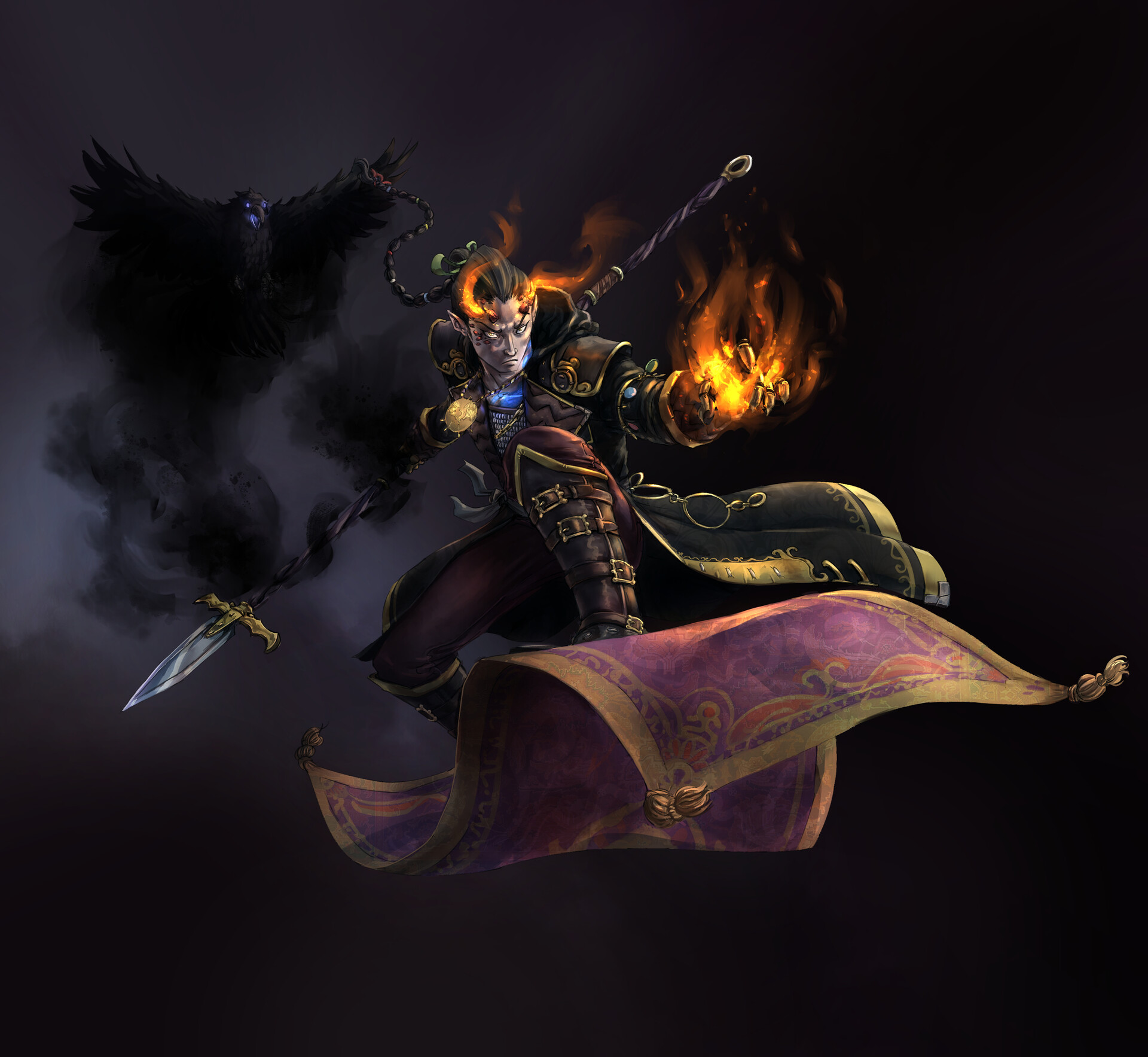 ArtStation - Umbre Eevar - Tabletop RPG character