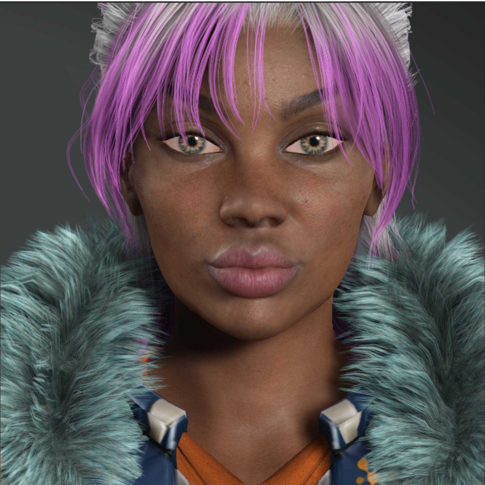 ArtStation - Black Lady 3D Character
