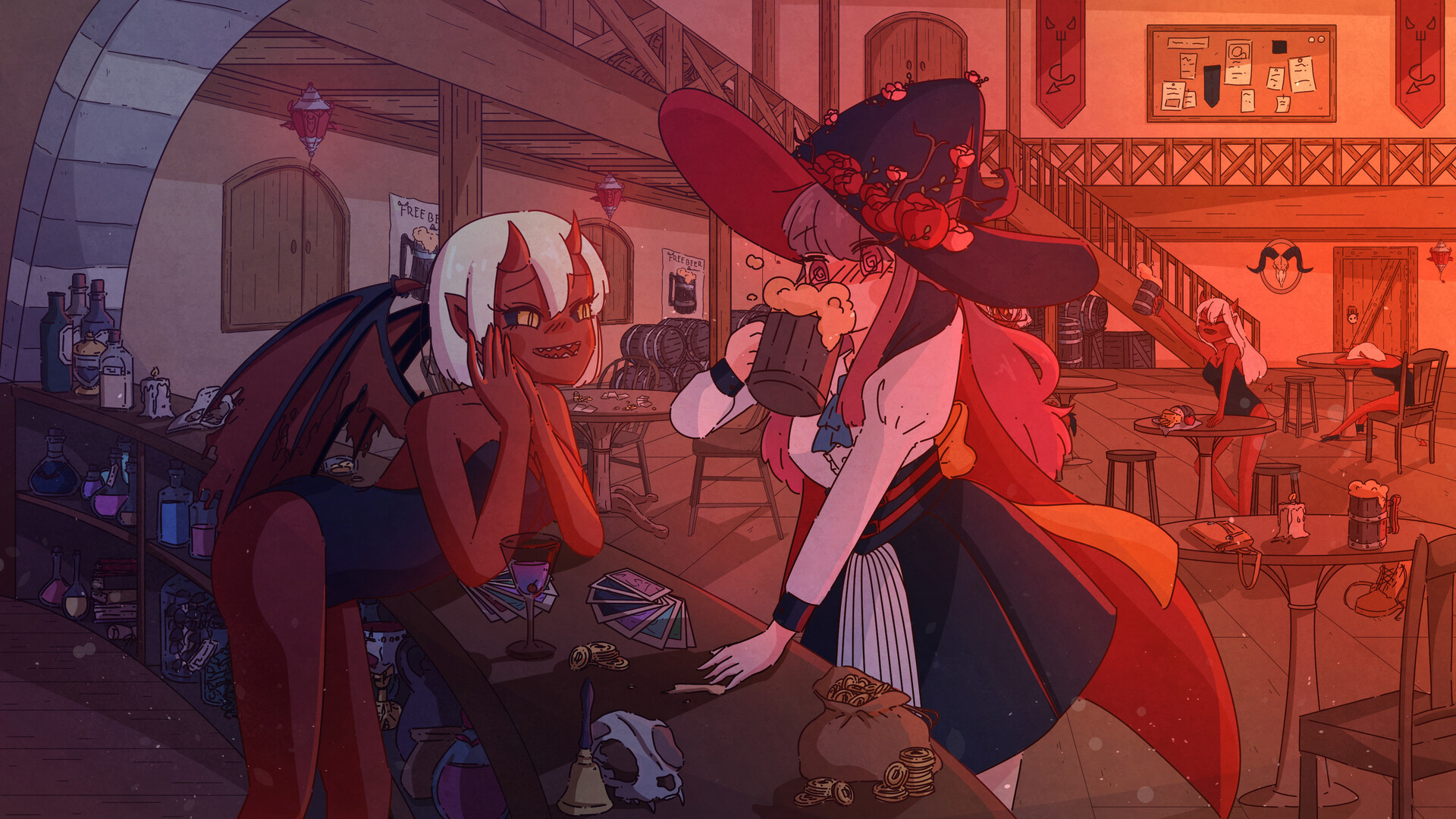 ArtStation - The Journey of Luna - Devil Bar