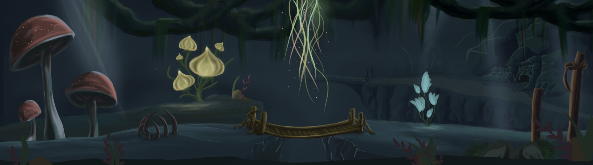 ArtStation - Forest 2D game scene