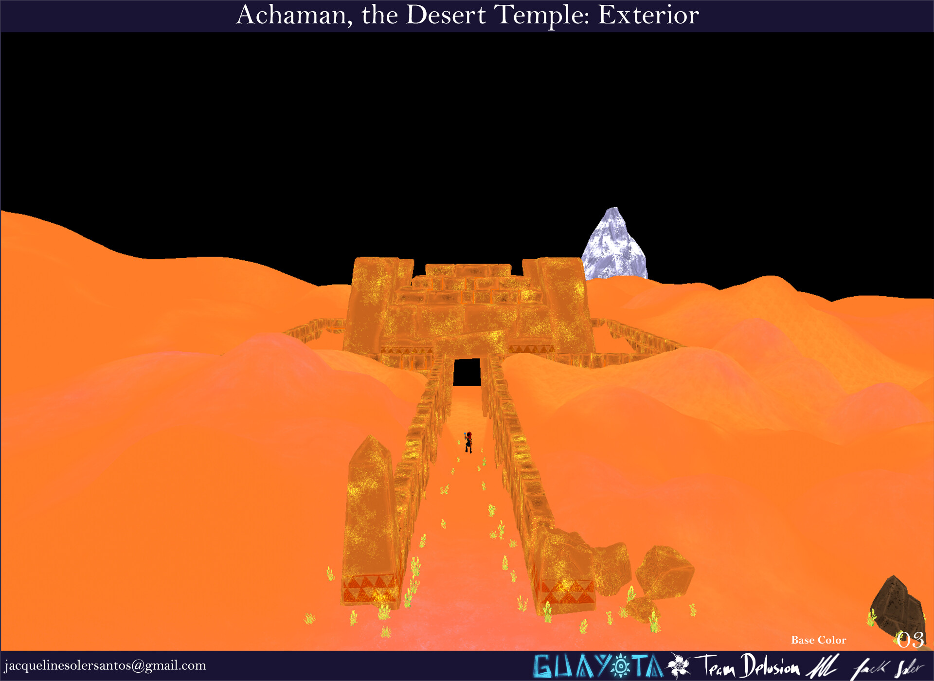 Jack Soler - Achaman, The Desert Temple: Exterior