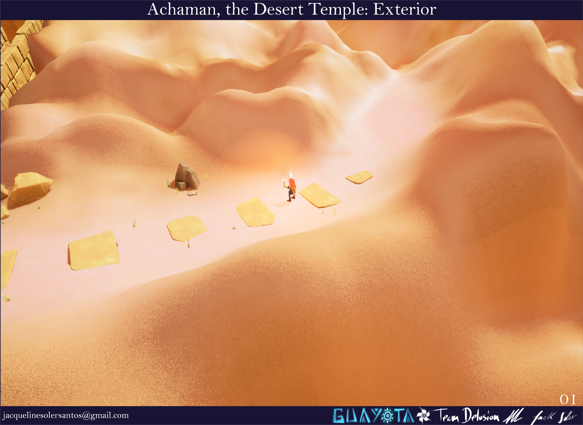 Jack Soler - Achaman, The Desert Temple: Exterior