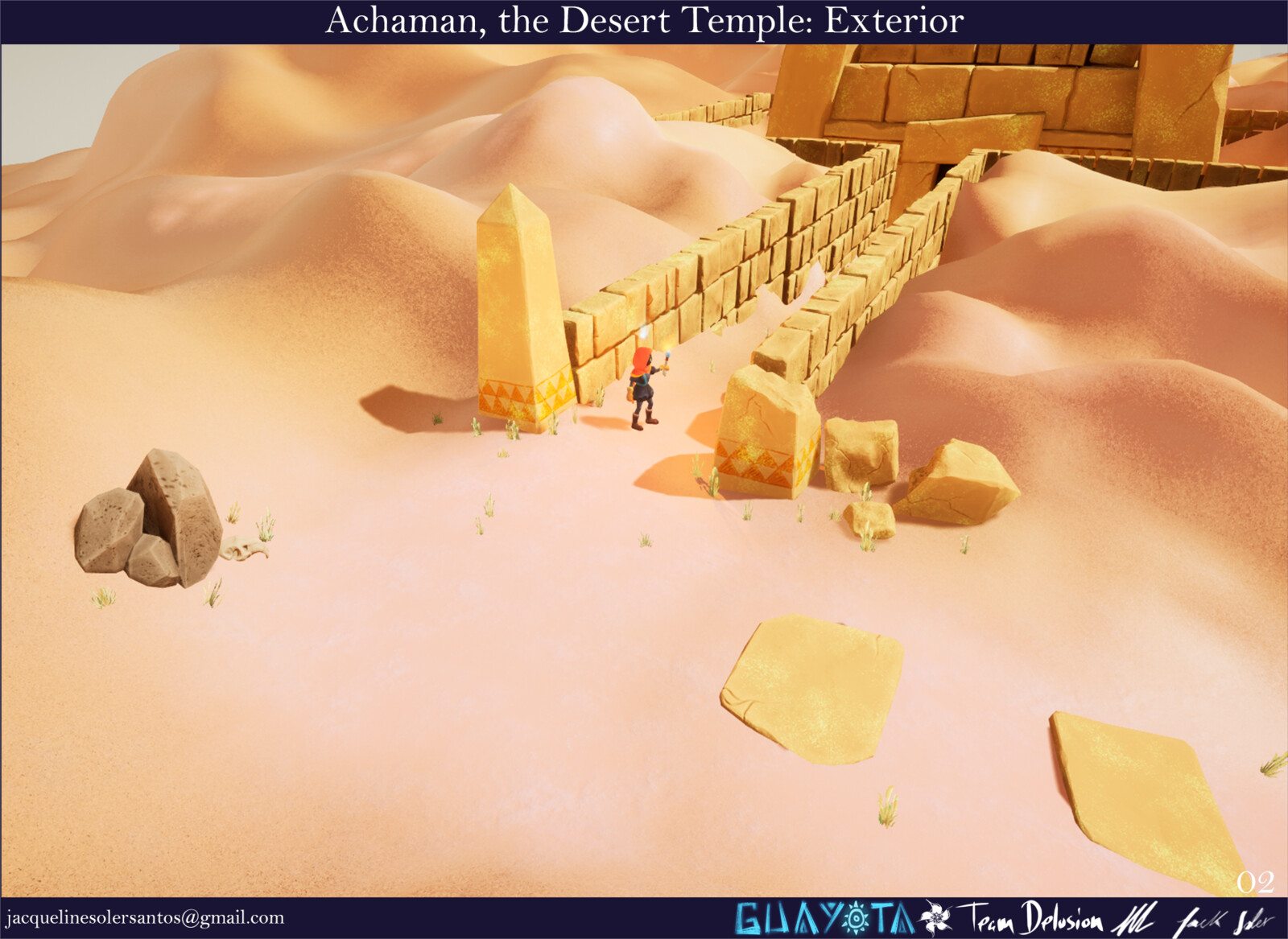 Jack Soler - Achaman, The Desert Temple: Exterior