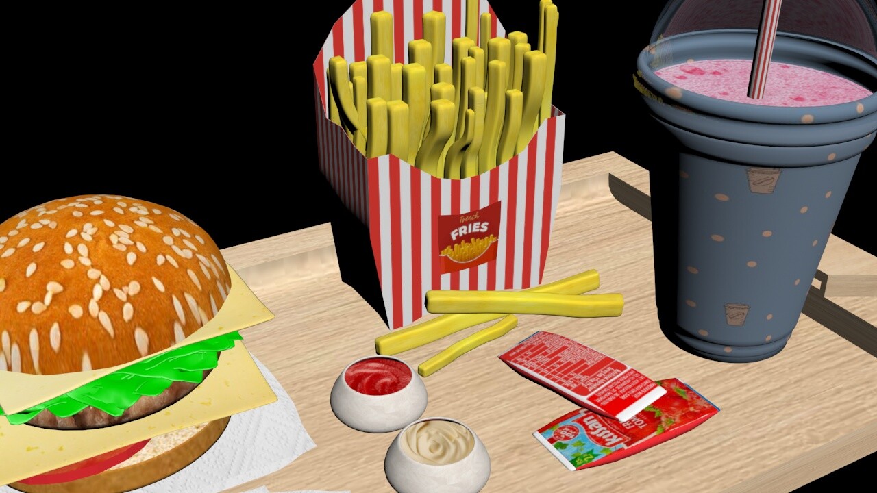 ArtStation - 3d model#Texture#Lighting.