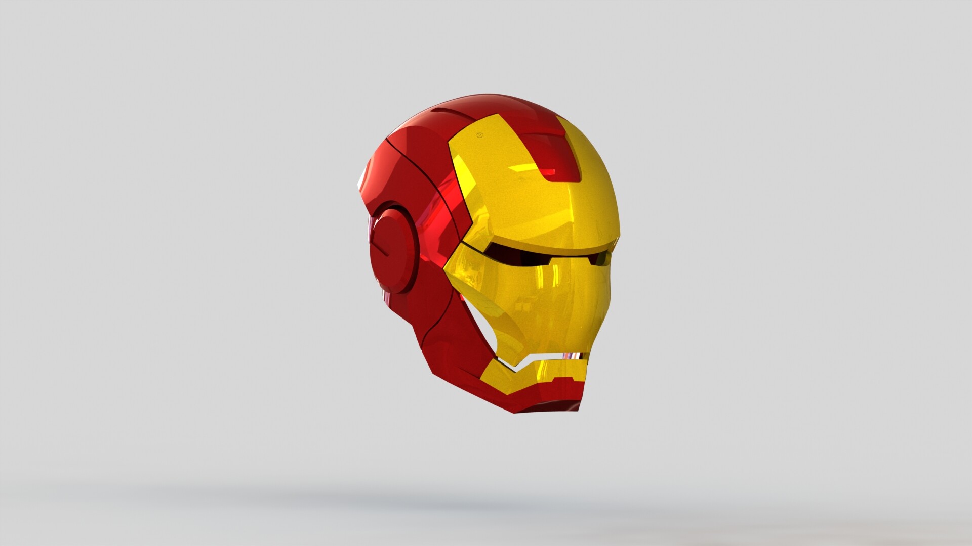 ArtStation - Ironman Mark III Helmet