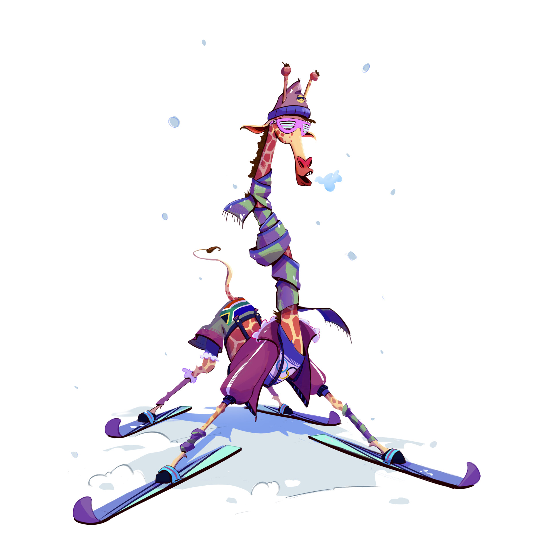 ArtStation - Raf the Giraffe