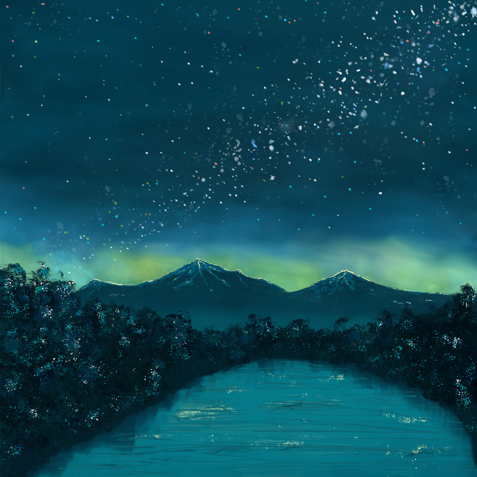 ArtStation - Night Sky