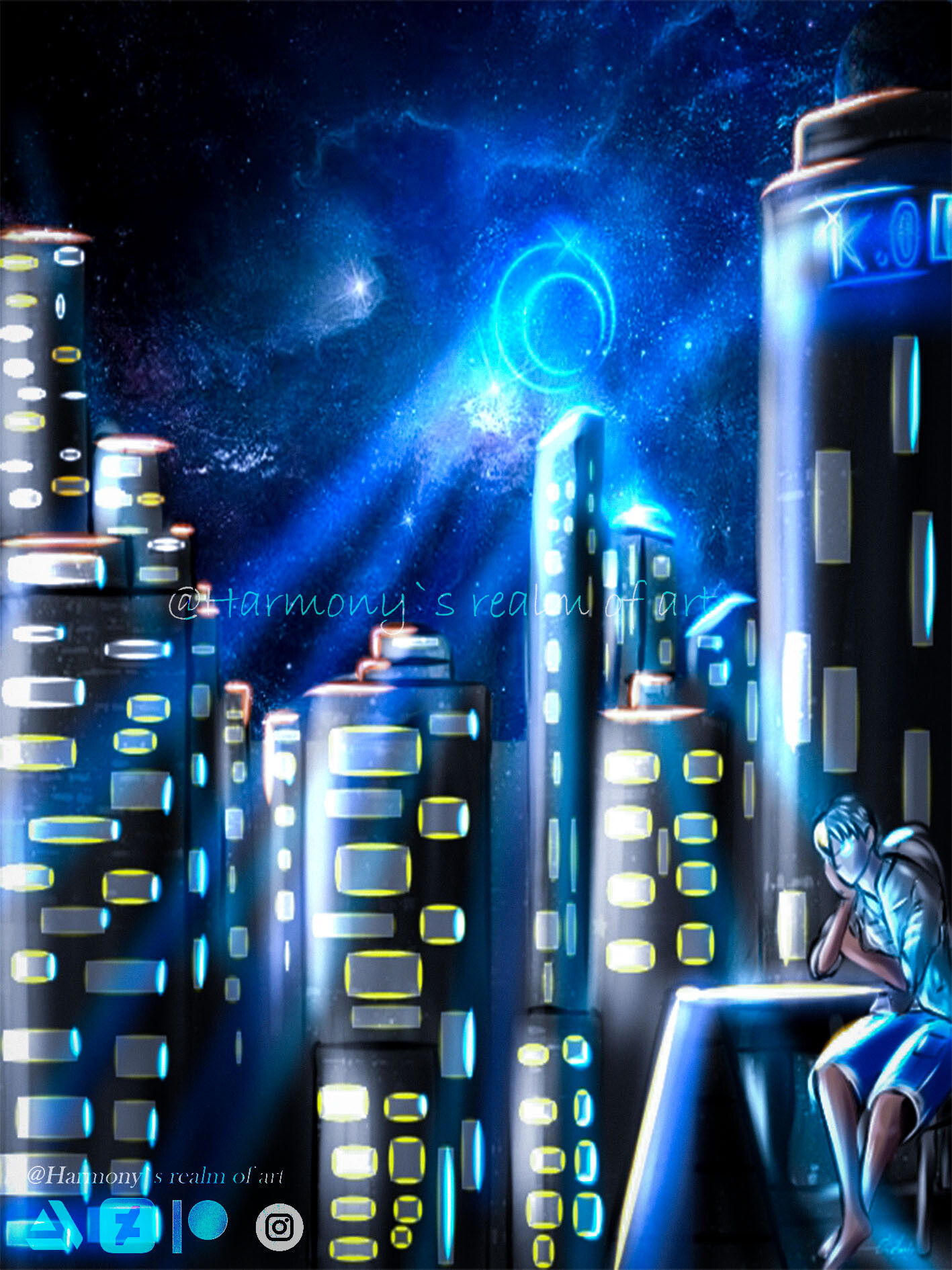 ArtStation - "City lights