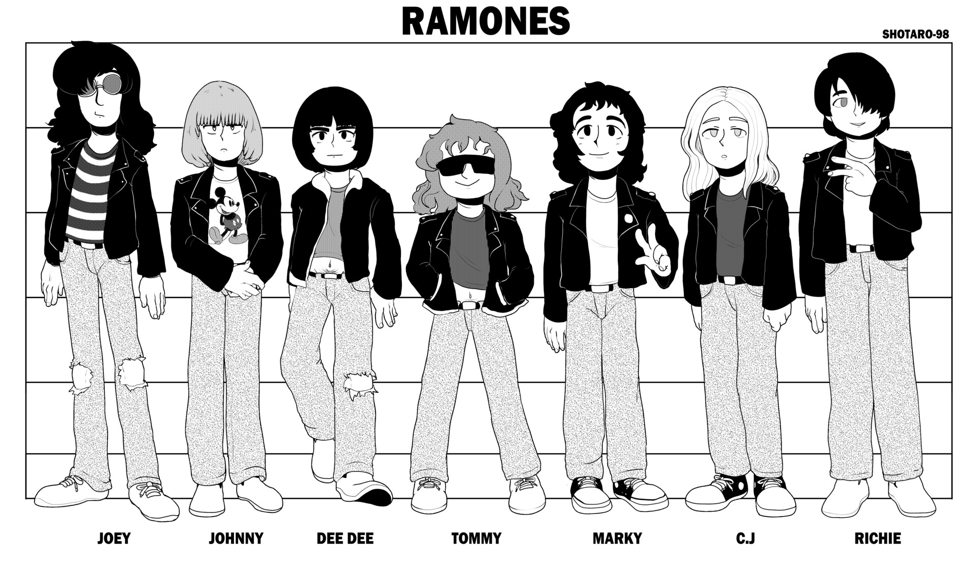 ArtStation - Ramones sheet