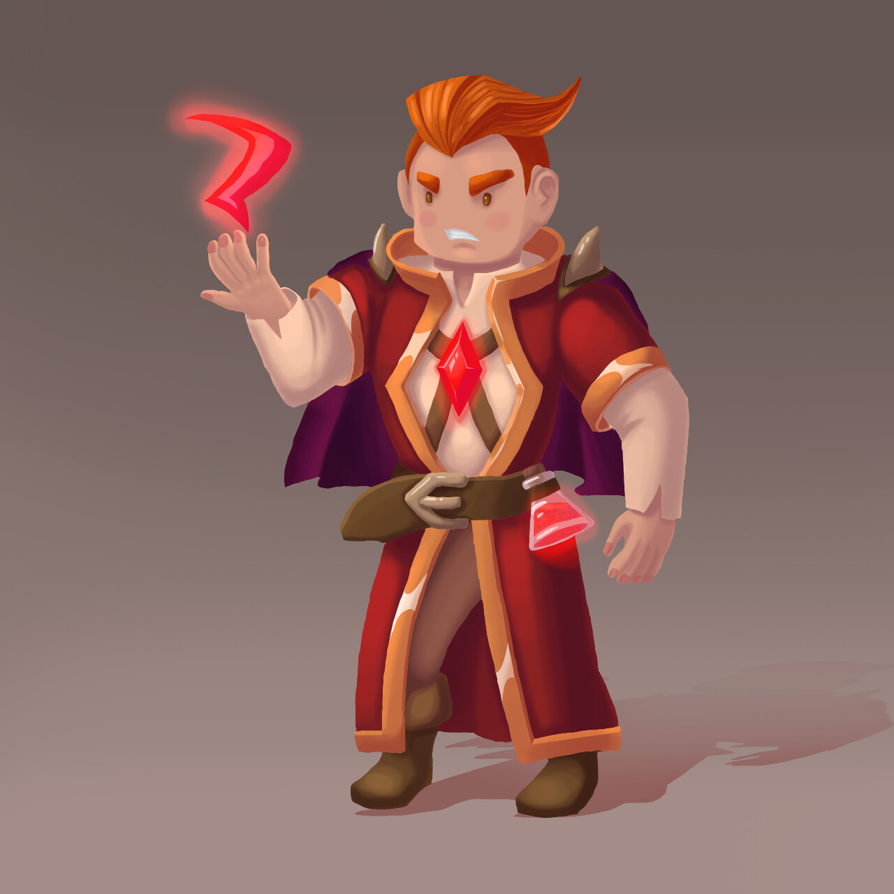 ArtStation - Chibi Battle Mage