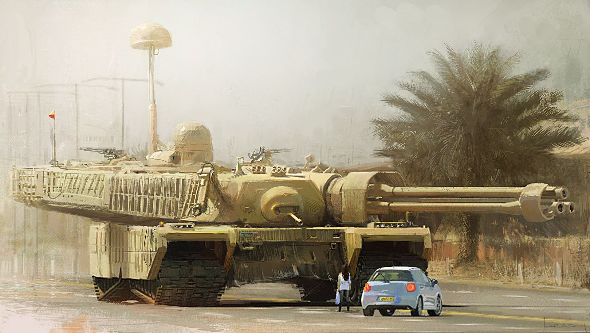 Big tank by Alex Jay Brady : r/ImaginaryTechnology