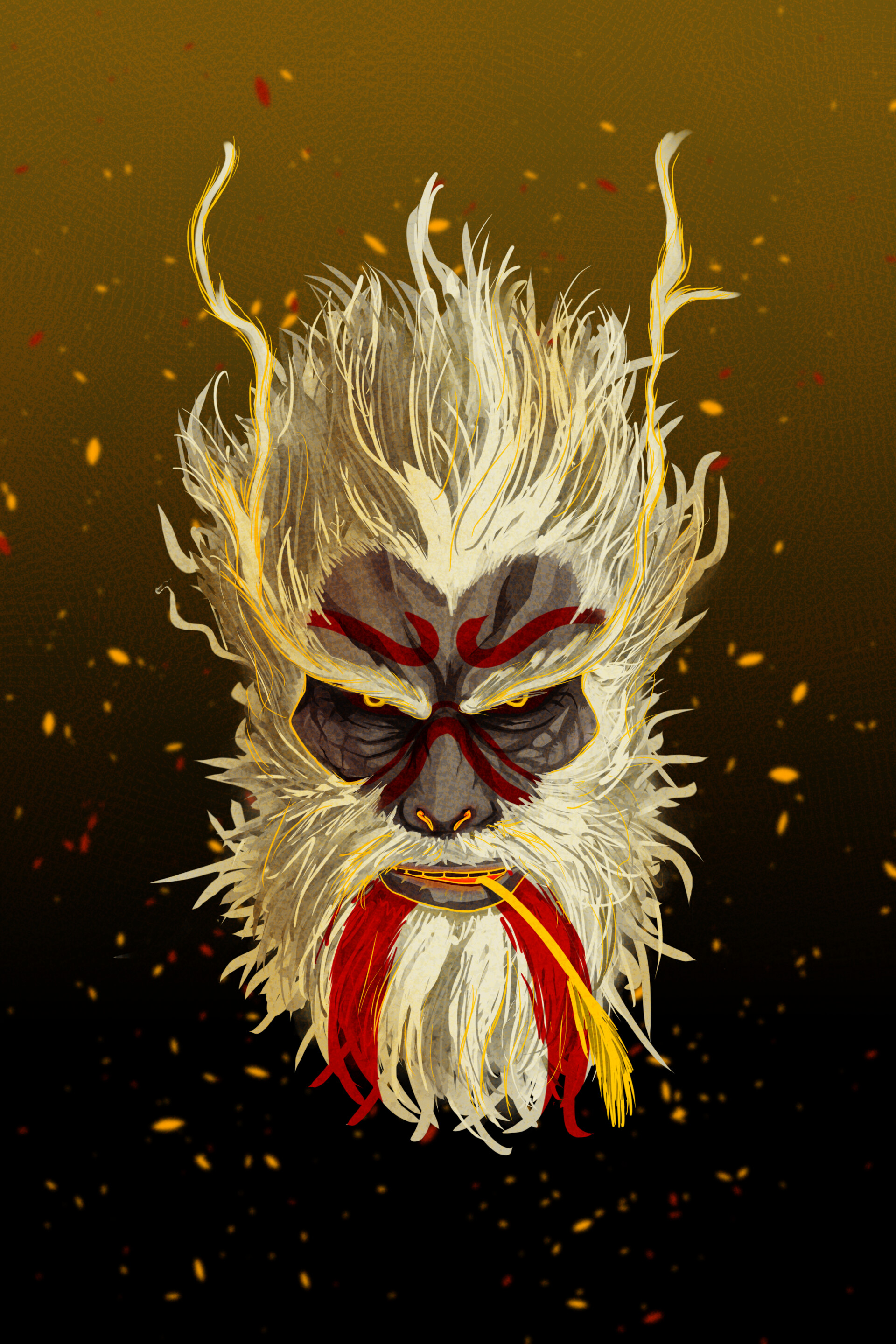 Yoshiman - Monkey King/Wukong-Inspired Warrior character concept design