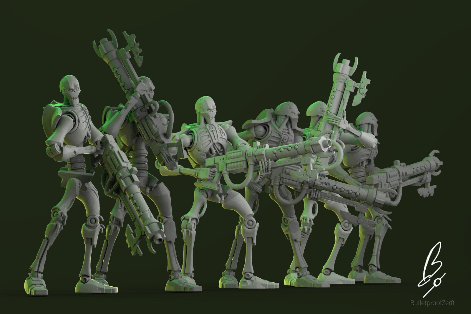 Lucía Martina - Custom Necron Warriors