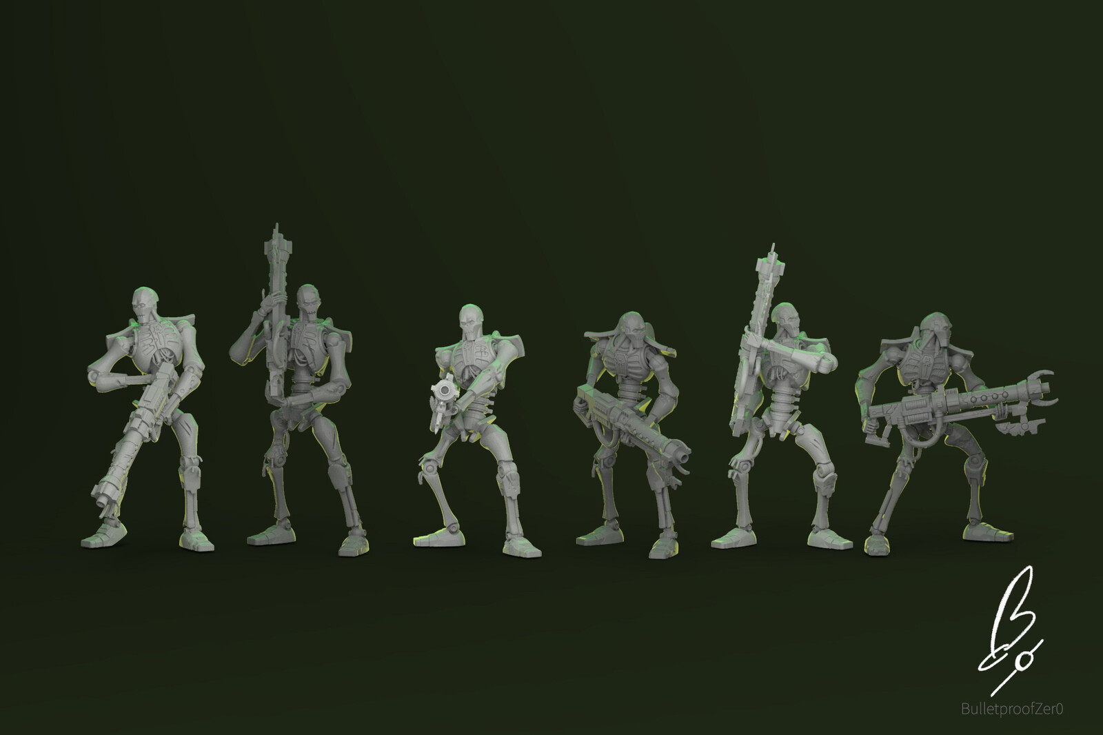 Lucía Martina - Custom Necron Warriors