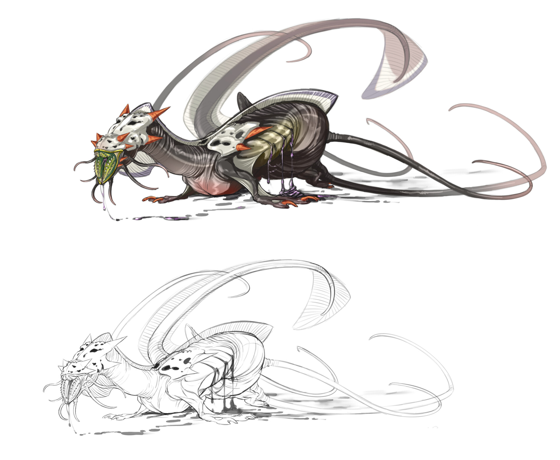 ArtStation - Plague Dragon