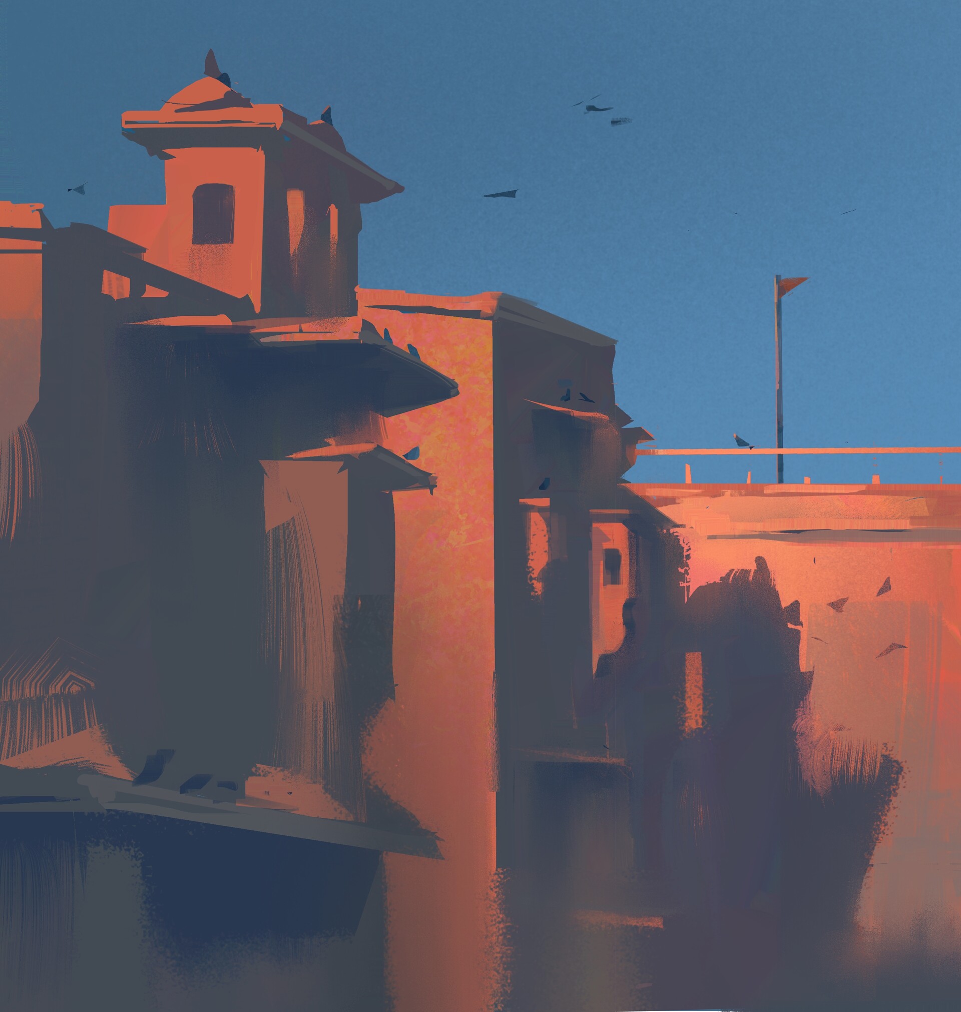 ArtStation - Jaisalmer Fort - Plein Air, April’22