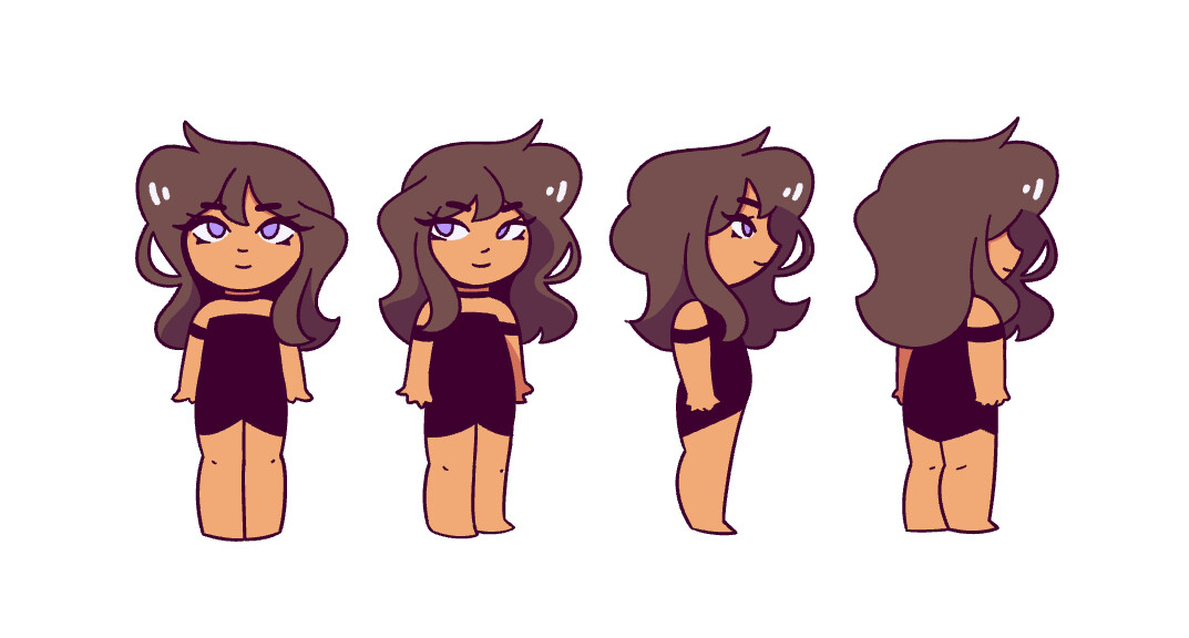 ArtStation - Chibi turnaround