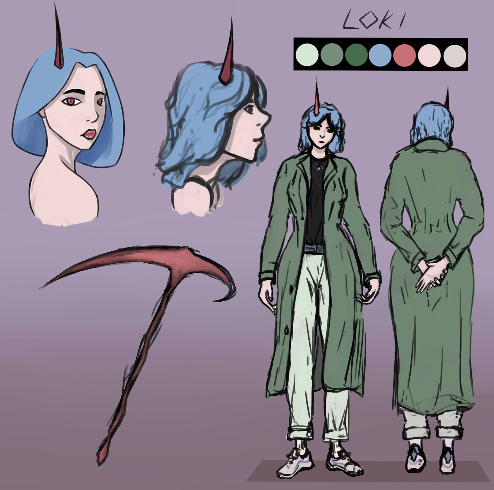 Alex - 'Loki' Character Design