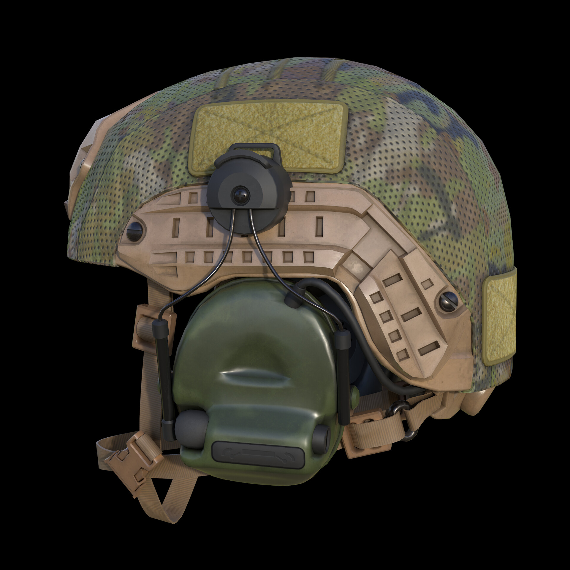 Shane Deptula - Advanced Combat Helmet (ACH) with Headphones