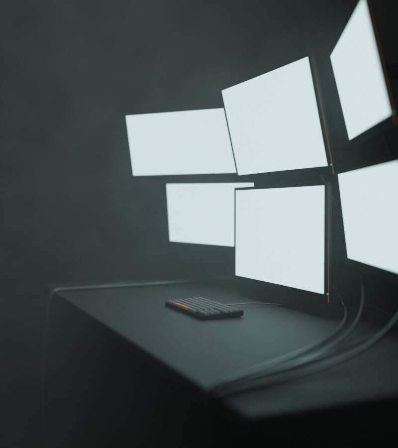 ArtStation - Sci-fi Monitor scene