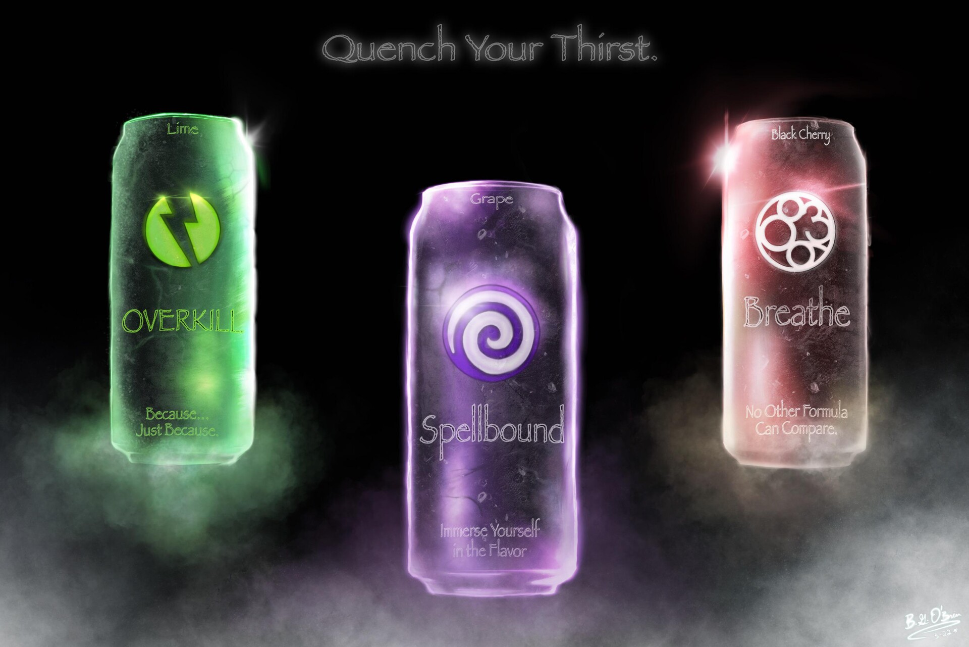 ArtStation - "Quench Your Thirst" (Spellbound/P863/Overkill FanArt)